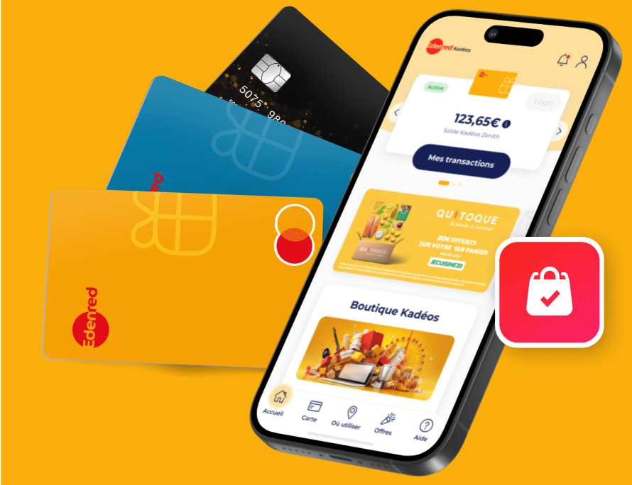 Chèques cadeaux, cartes cadeaux et boutique en ligne Kadéos - Edenred